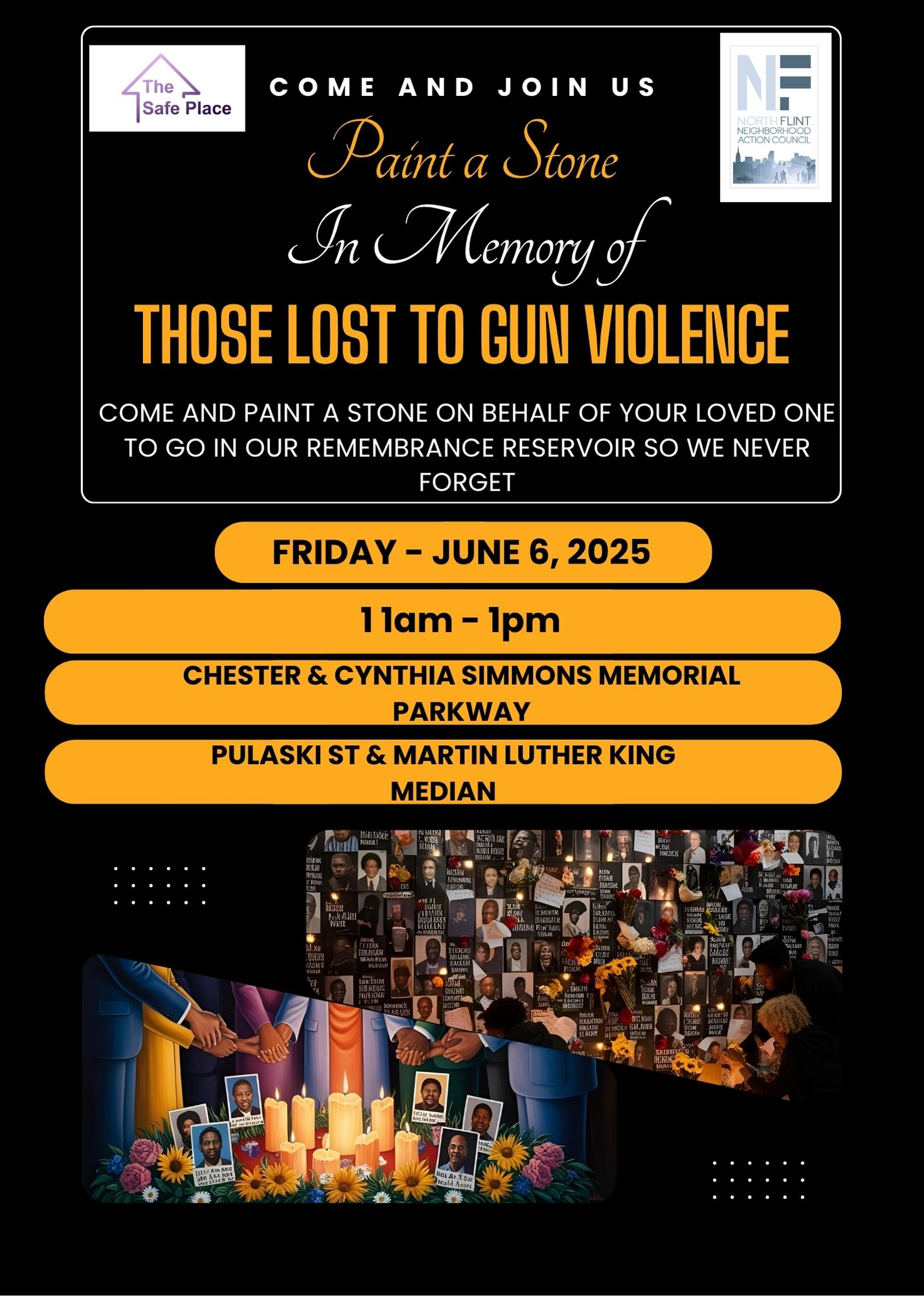 Flint to host ‘Paint a Stone’ memorial for National Gun Violence ...