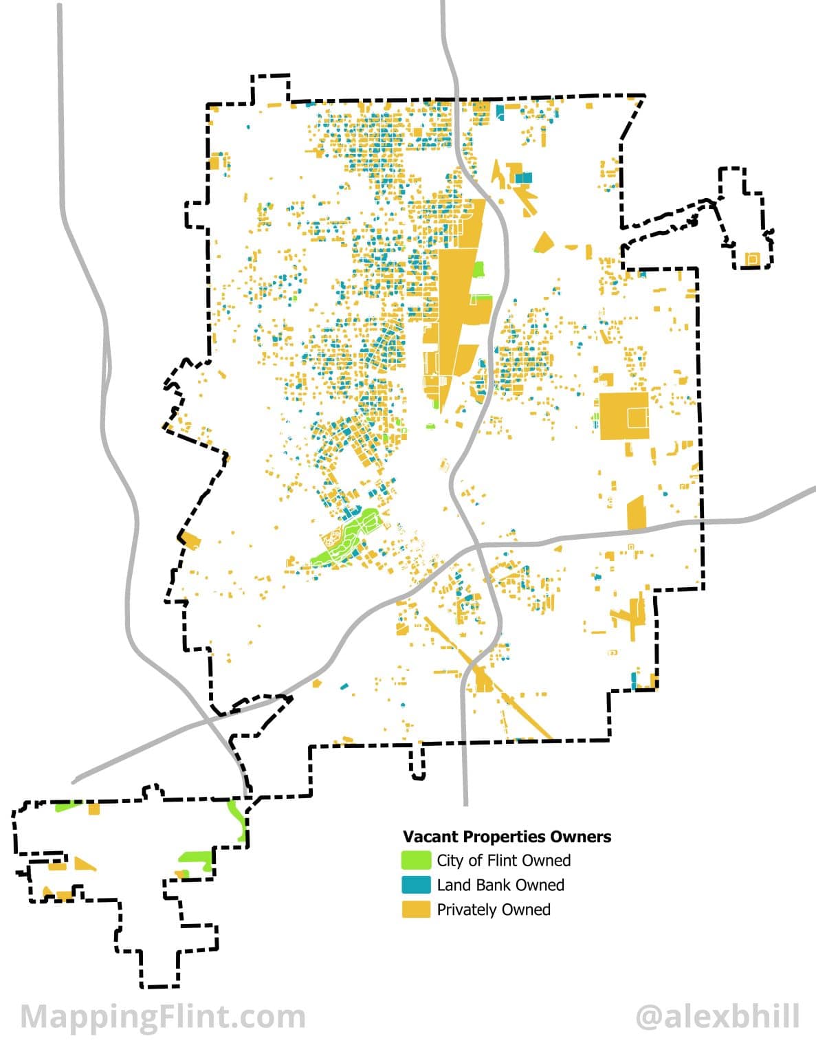 Mapping Flint: Flint Vacant Land – Flintside